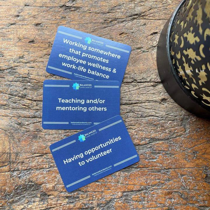 Career Values Card Sort For Students – WellSort