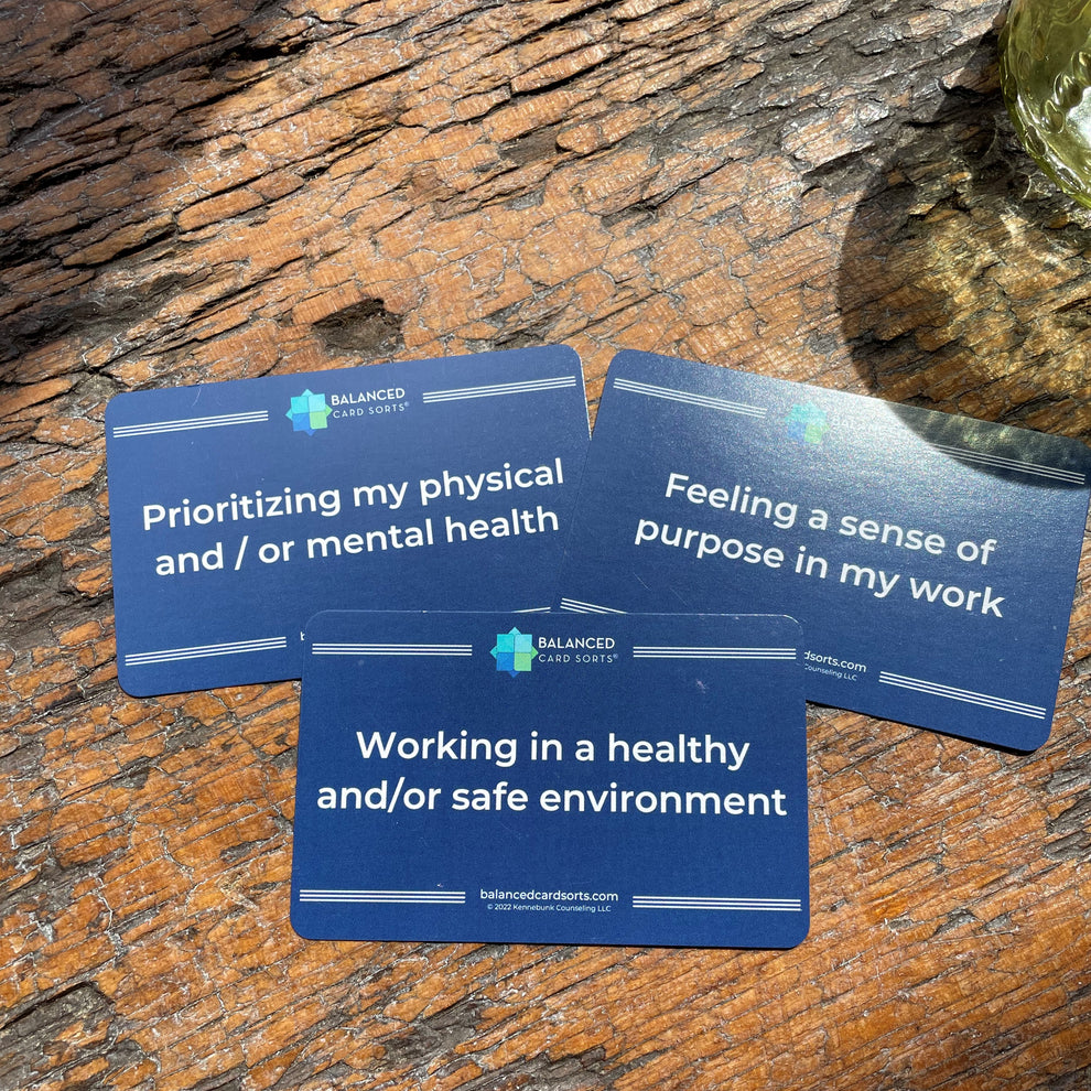 Student Career Values Card Sort (hard-copy deck) – WellSort